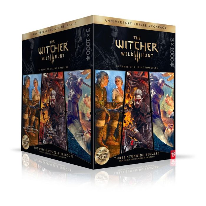 The Witcher 3 Puzzle Triology Wild Hunt 10 Years of Killing Monsters ...
