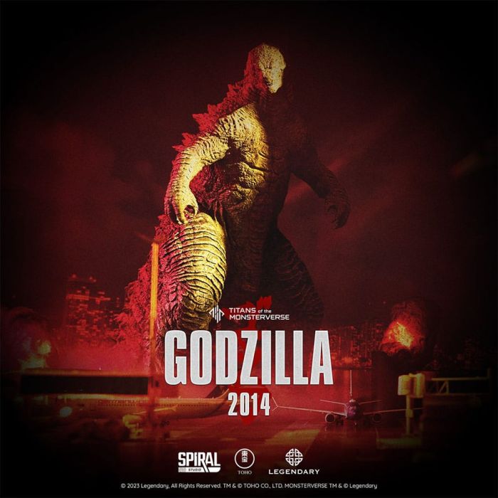 Godzilla 2014 Titans of the Monsterverse PVC Statue Godzilla (Standard ...