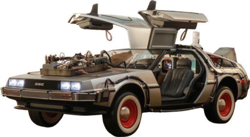 DeLorean Time Machine Sixth Scale Figure - BTTF3 - Hot Toys | NerdUP ...