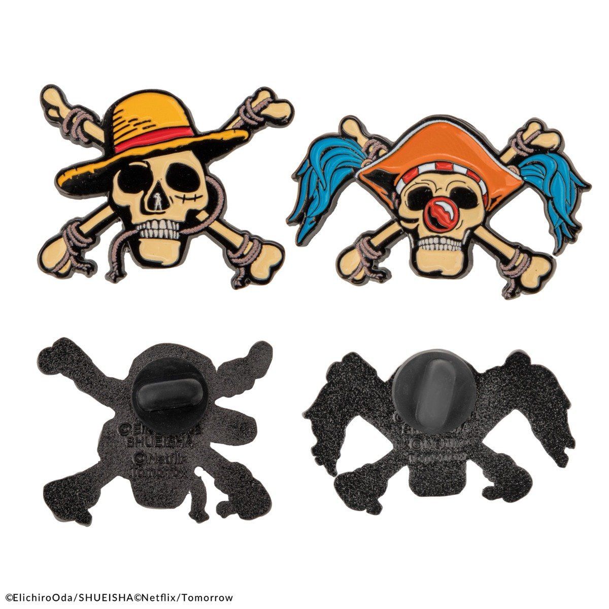 One Piece - Luffy and Buggy pin set | NerdUP