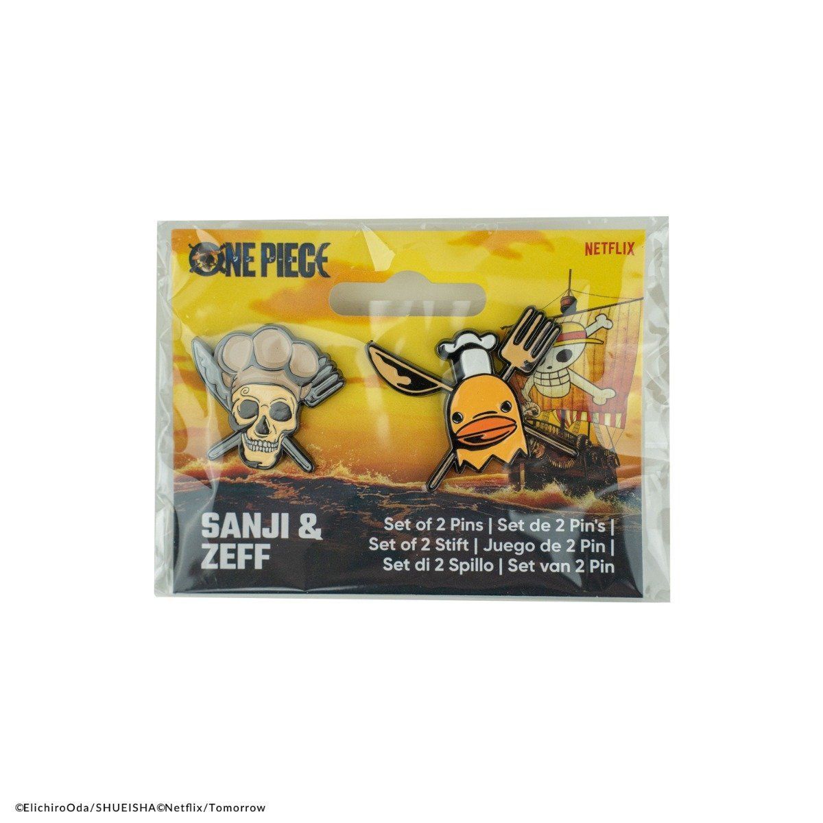 One Piece - Sanji and Zeff pin set | NerdUP