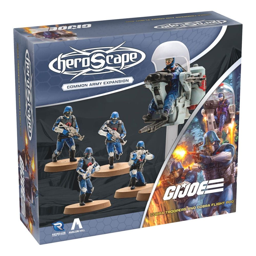 G.I.Joe Heroscape Army Expansion Cobra Troopers & Cobra Flight Pod ...